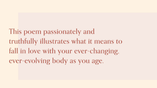 An Original Pro-age Poem | BOOM! Beauty by Cindy Joseph