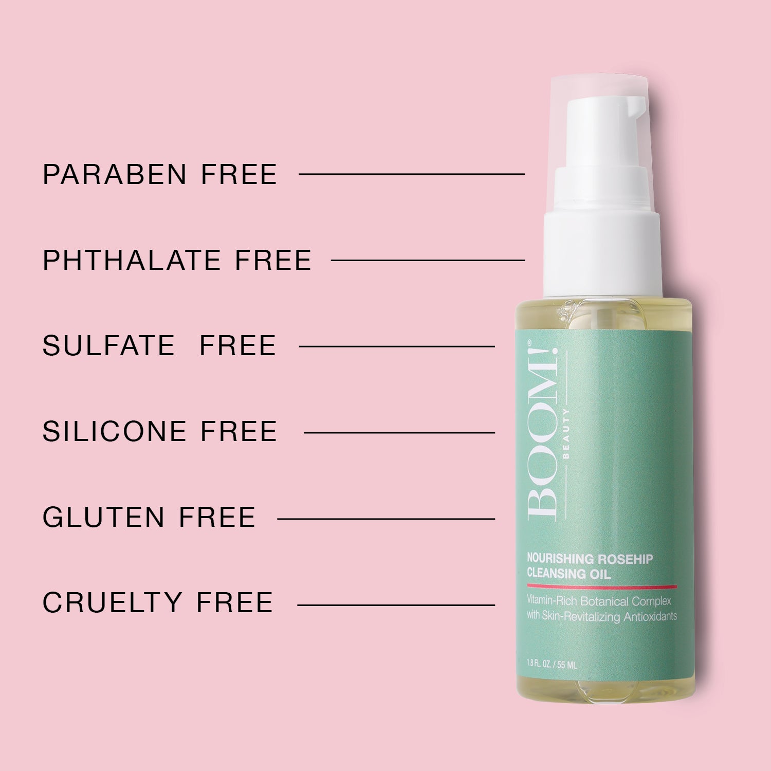 Nourishing Rosehip Cleansing Oil | BOOM! Beauty by Cindy Joseph