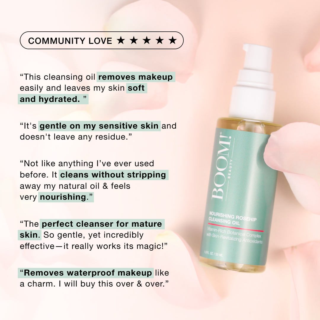 Nourishing Rosehip Cleansing Oil | BOOM! Beauty by Cindy Joseph